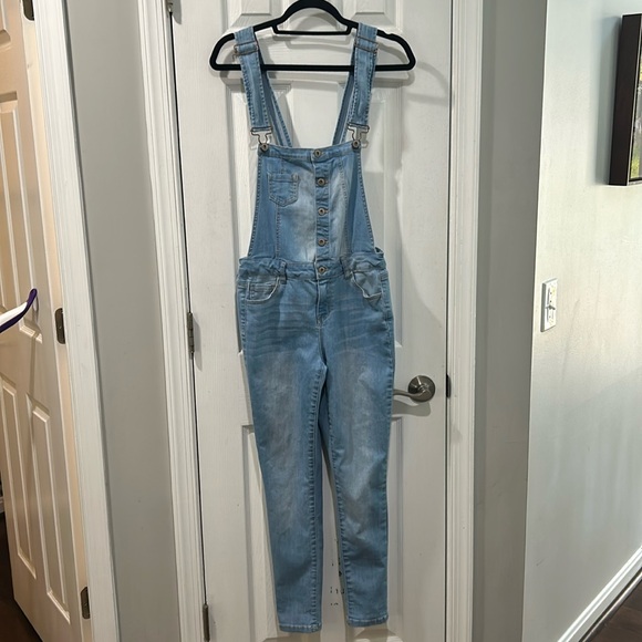 Wax Jean | Jeans | Lightwash Denim Skinny Overalls | Poshmark